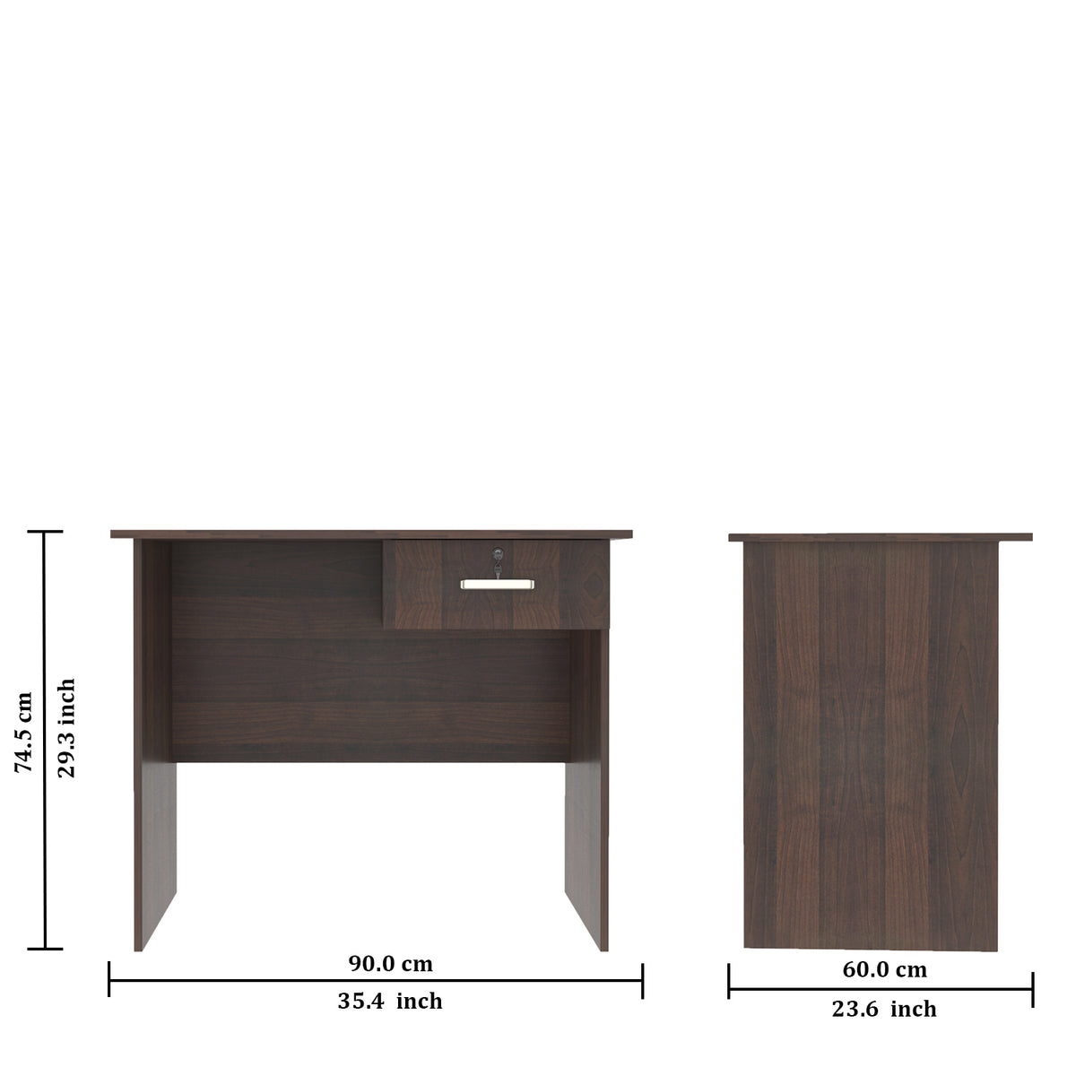 Tetra Study Table Engineered Wood – Wood Inspire